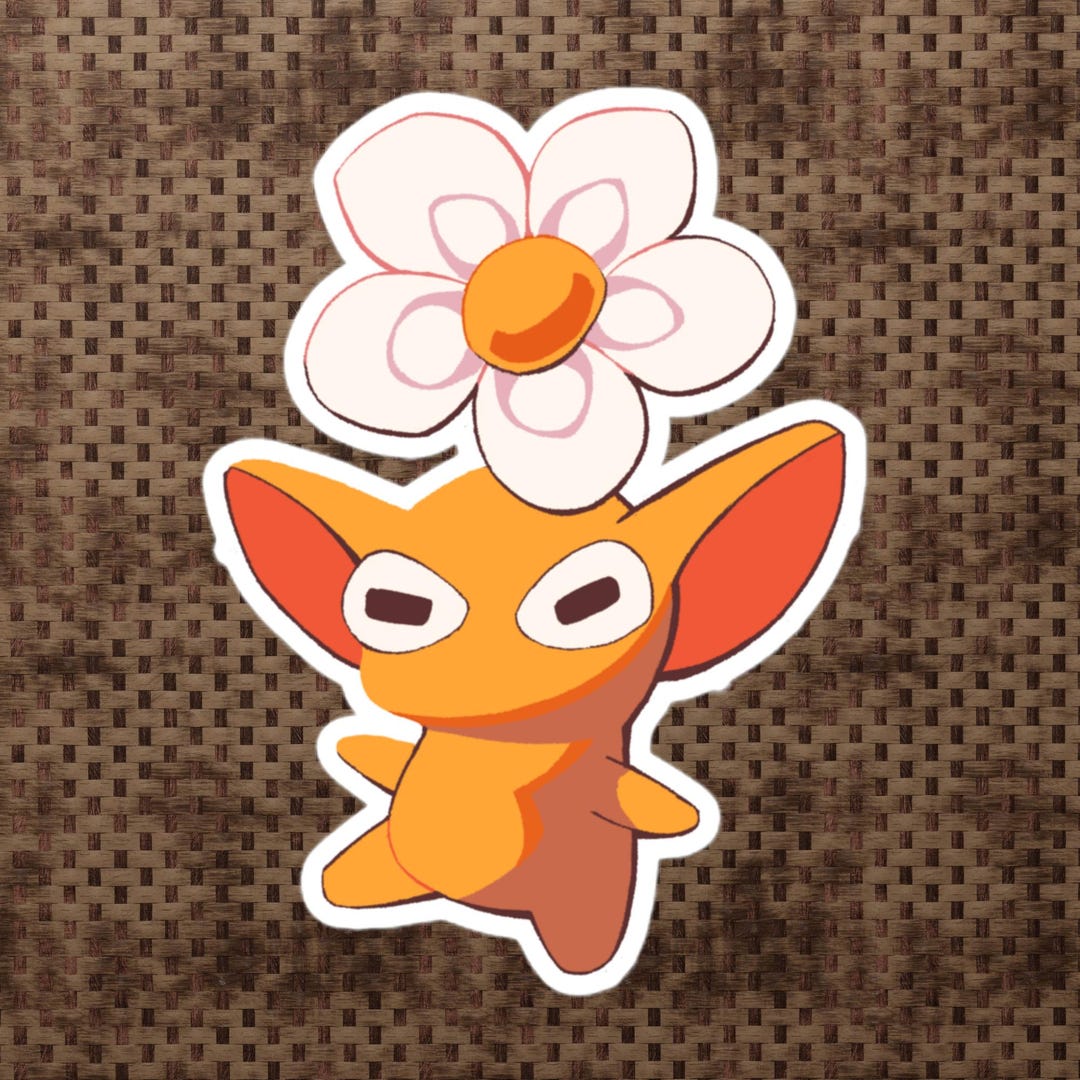 Yellow Pikmin Sticker Pikmin Laptop Sticker Cute Video Game Sticker - Etsy