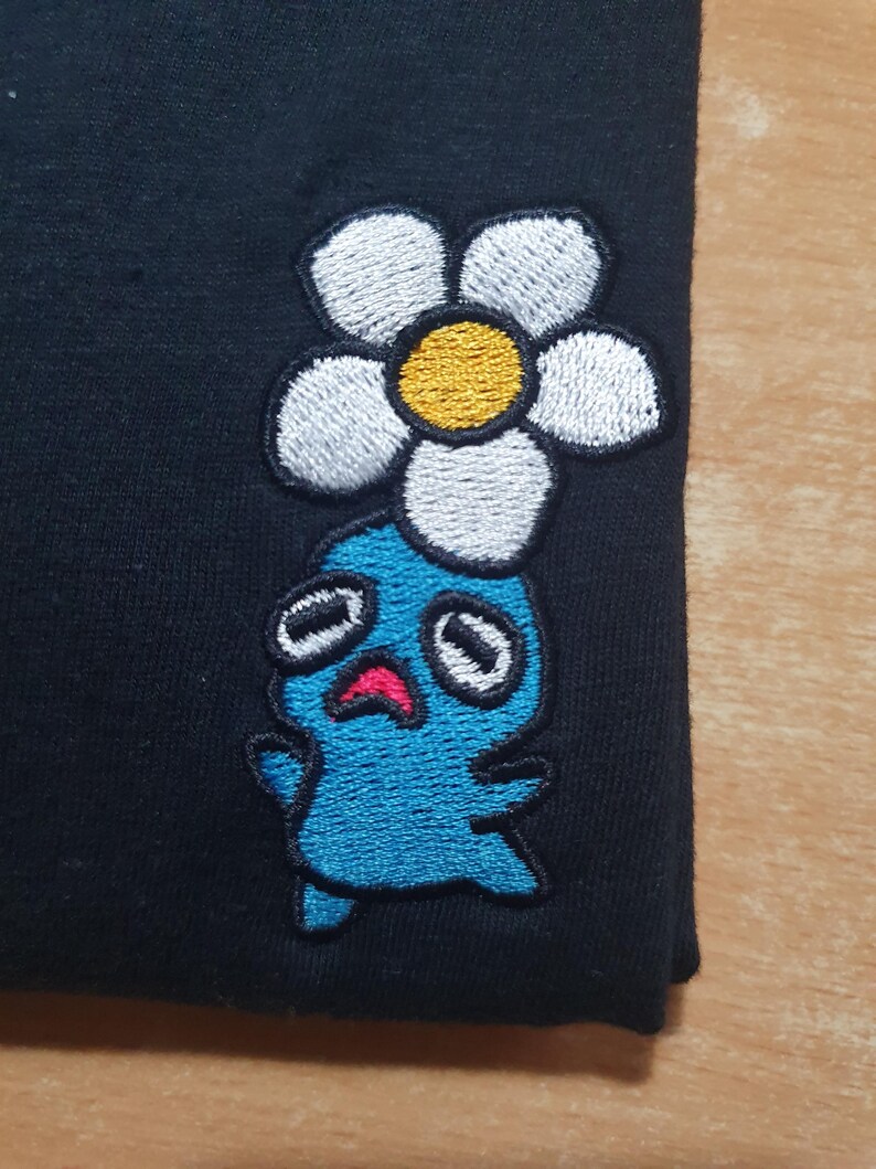 Blue Pikmin - Pikmin Embroidered Hoodie - Unisex Hoodie Embroidery ...
