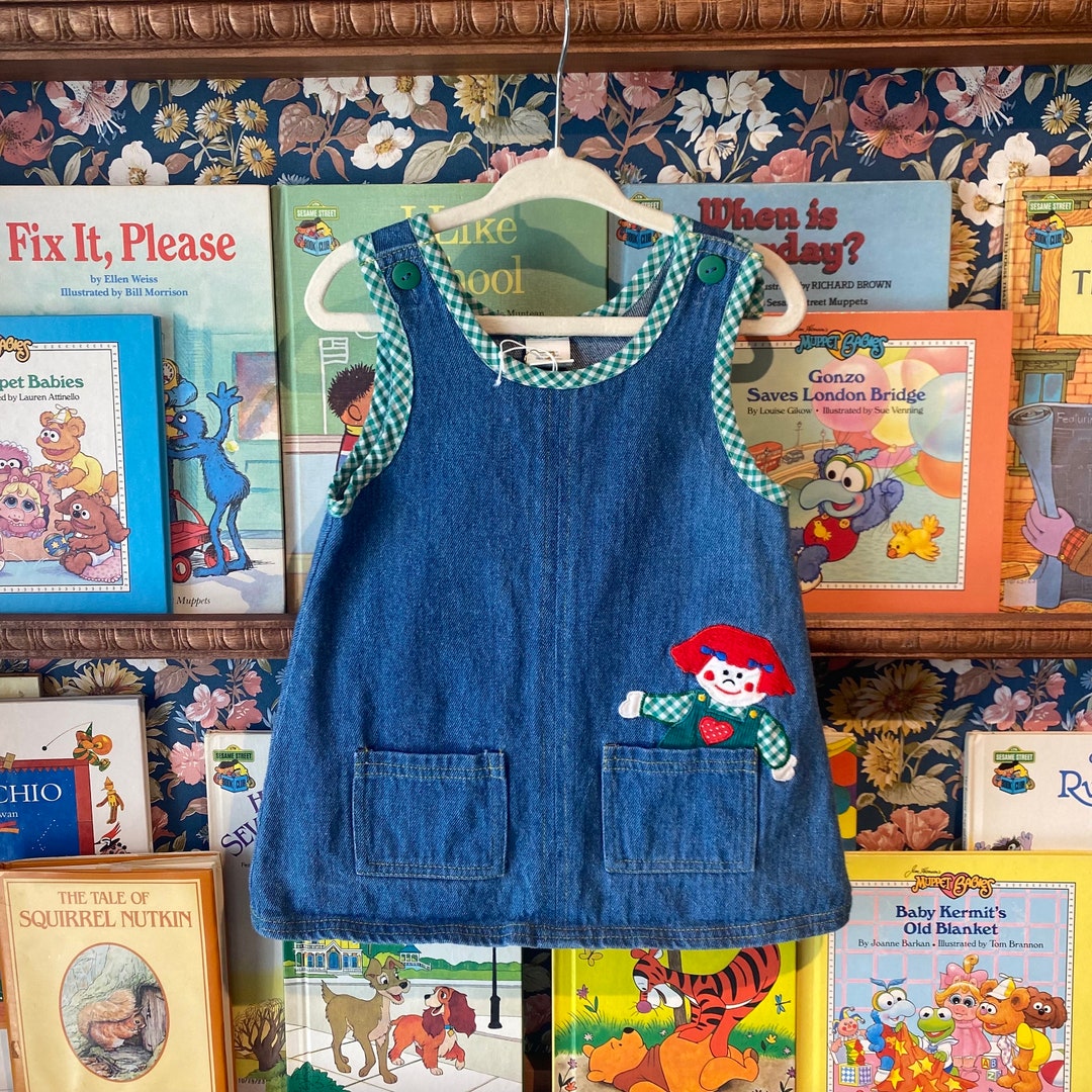 Vintage Jean Dress Ragdoll Raggedy Ann 12-18 Months - Etsy