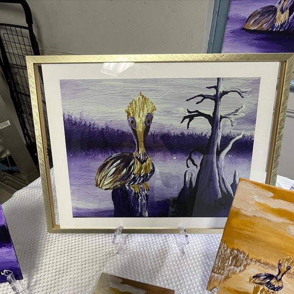 Purple Pelican - Etsy