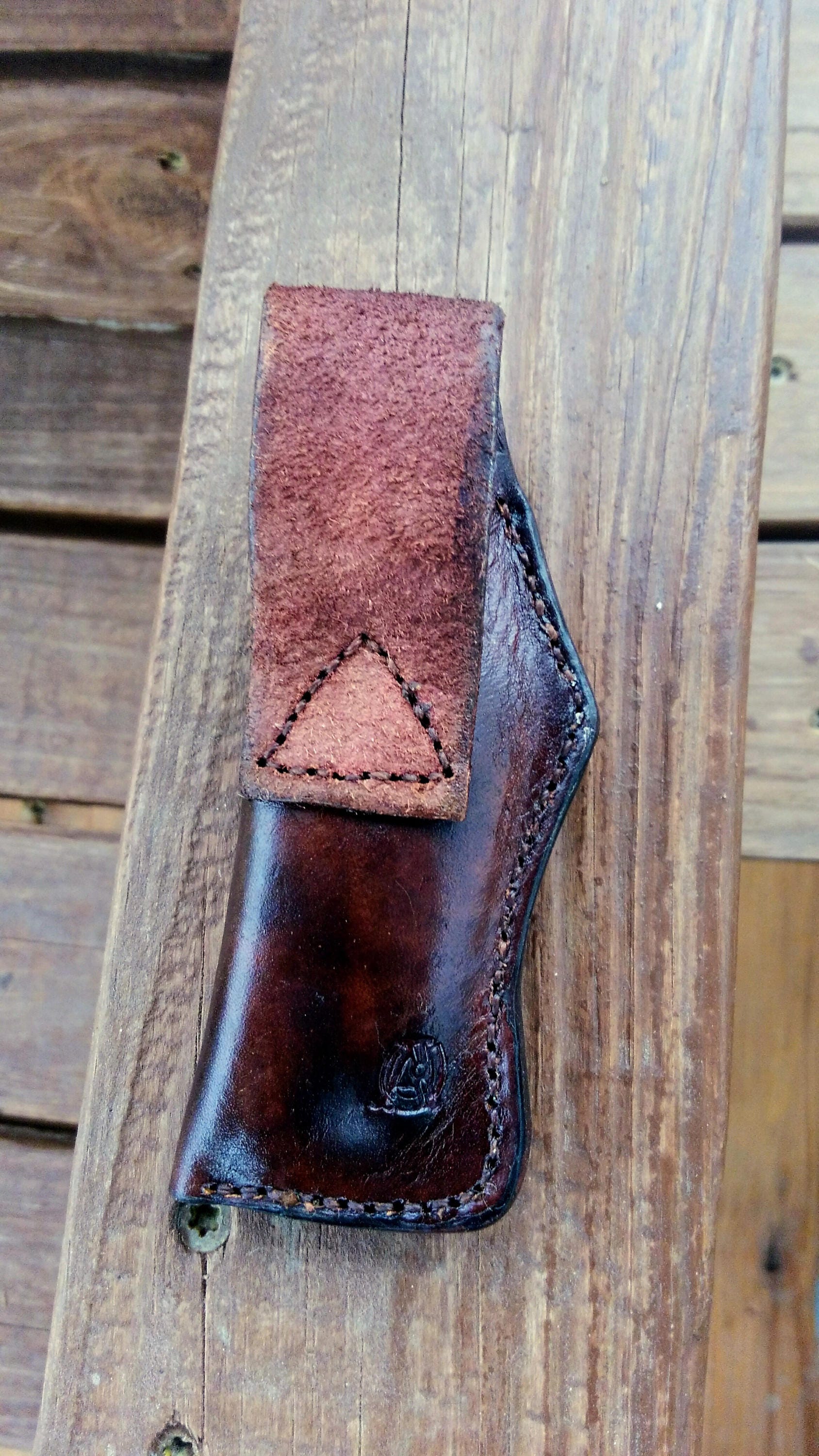 Custom Leather Knife Sheath Case Pocket Knife Case EDC - Etsy