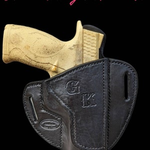 Handmade Leather OWB Holster: Smith & Wesson SDVE 9/40 Cal - Etsy