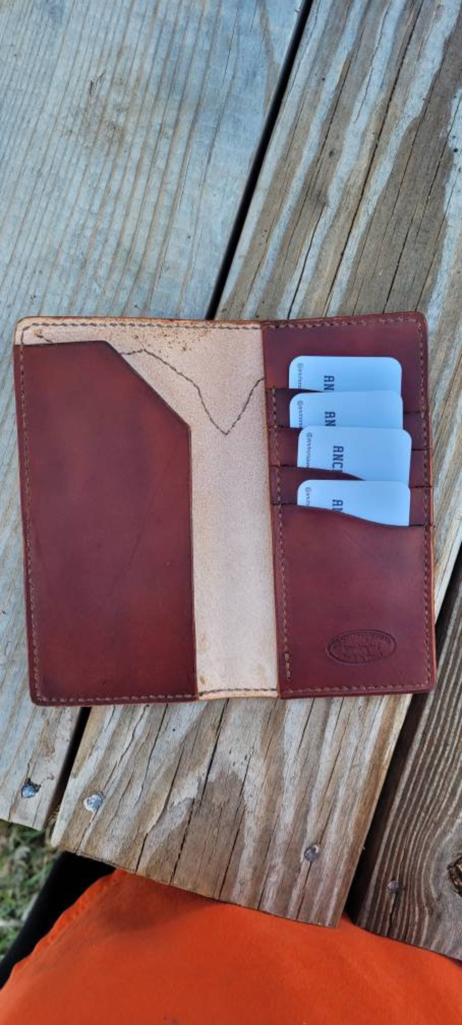 Custom Leather Long Wallet Roper Wallet EDC Wallet - Etsy