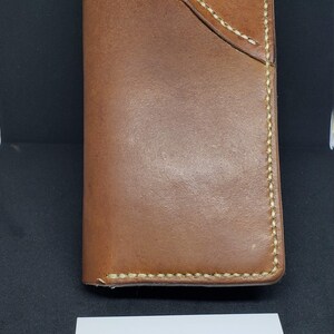 Handmade Leather Phone Wallet Case: Canyon Tan, Western Style - Etsy