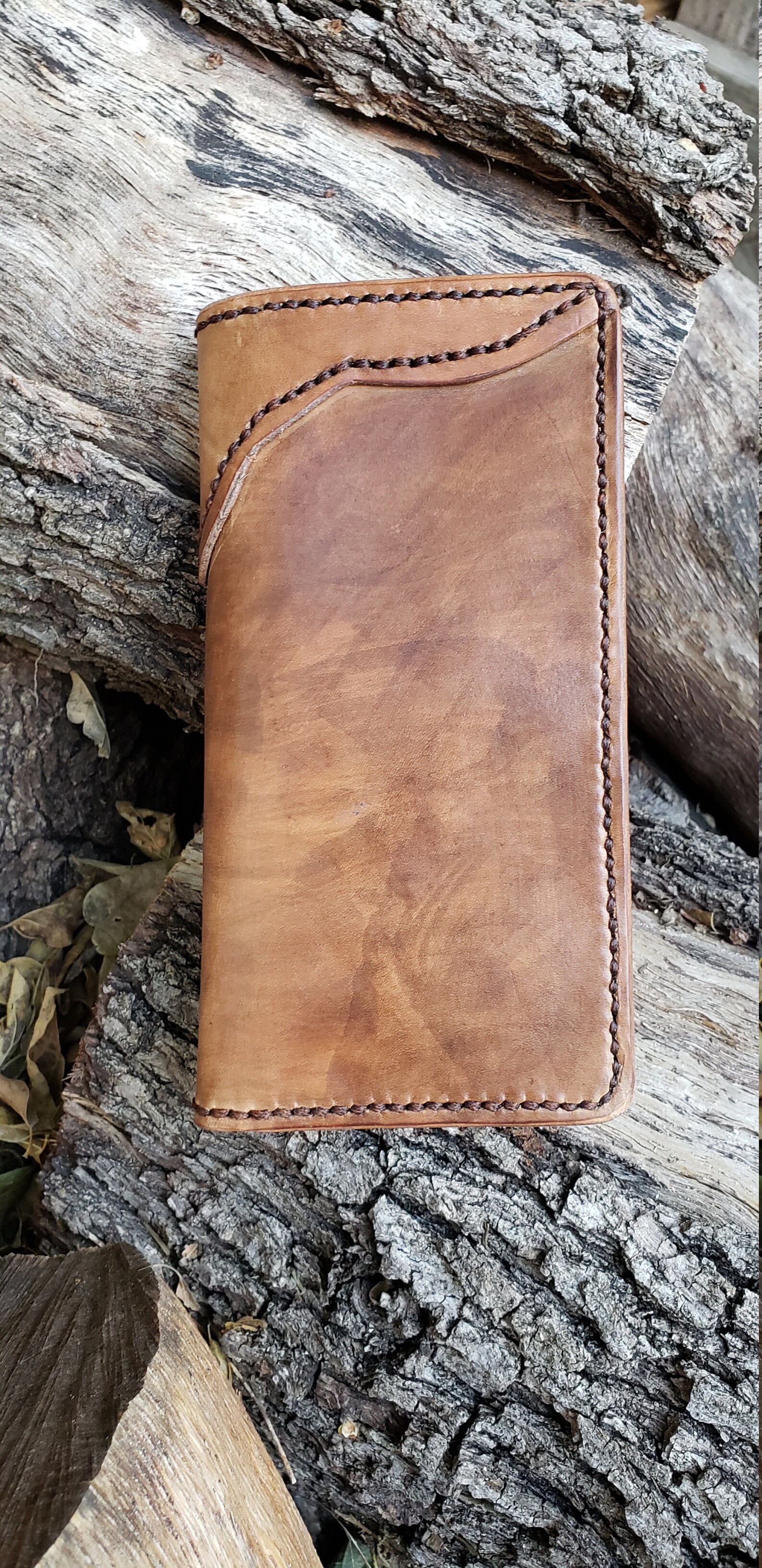 Custom Leather Long Wallet Roper Wallet EDC Wallet - Etsy
