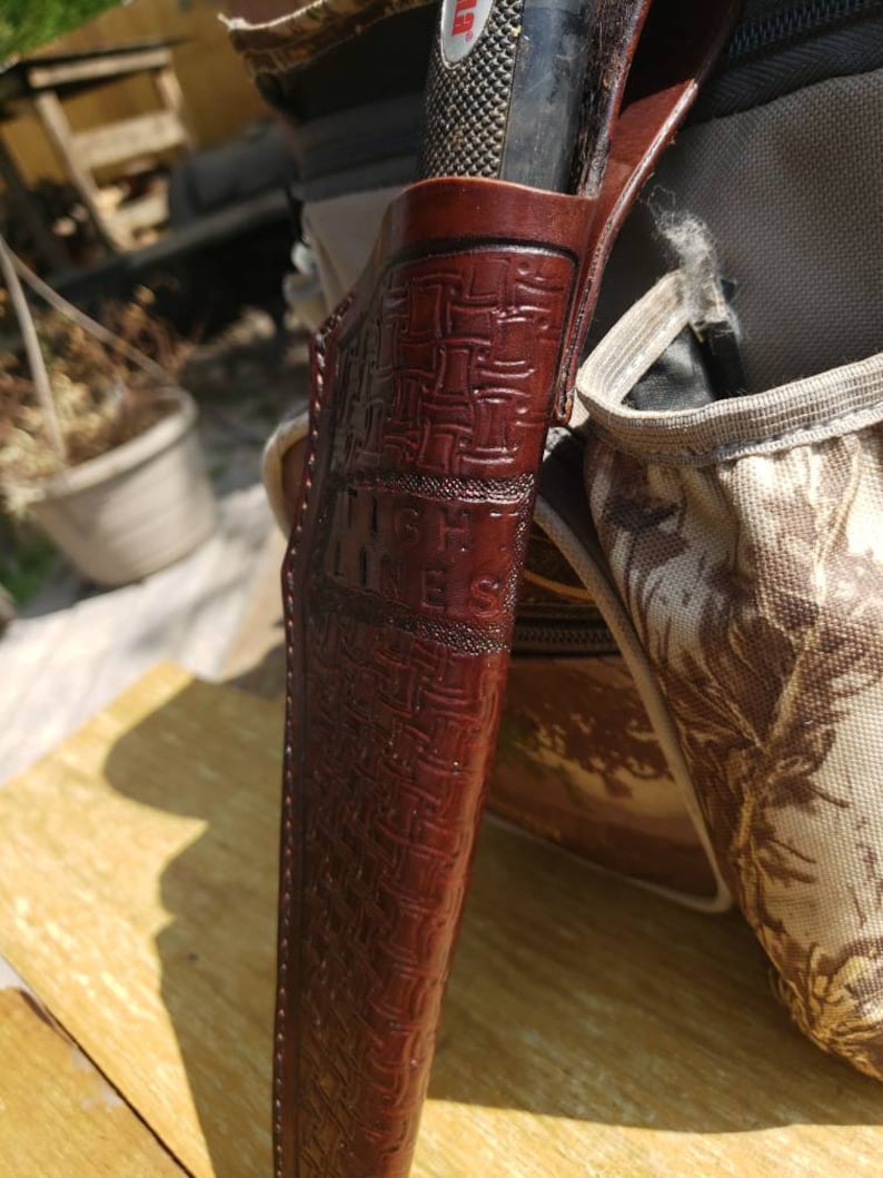 Custom Leather Filet Knife Sheath: Handmade, Fits 6in Blade - Etsy