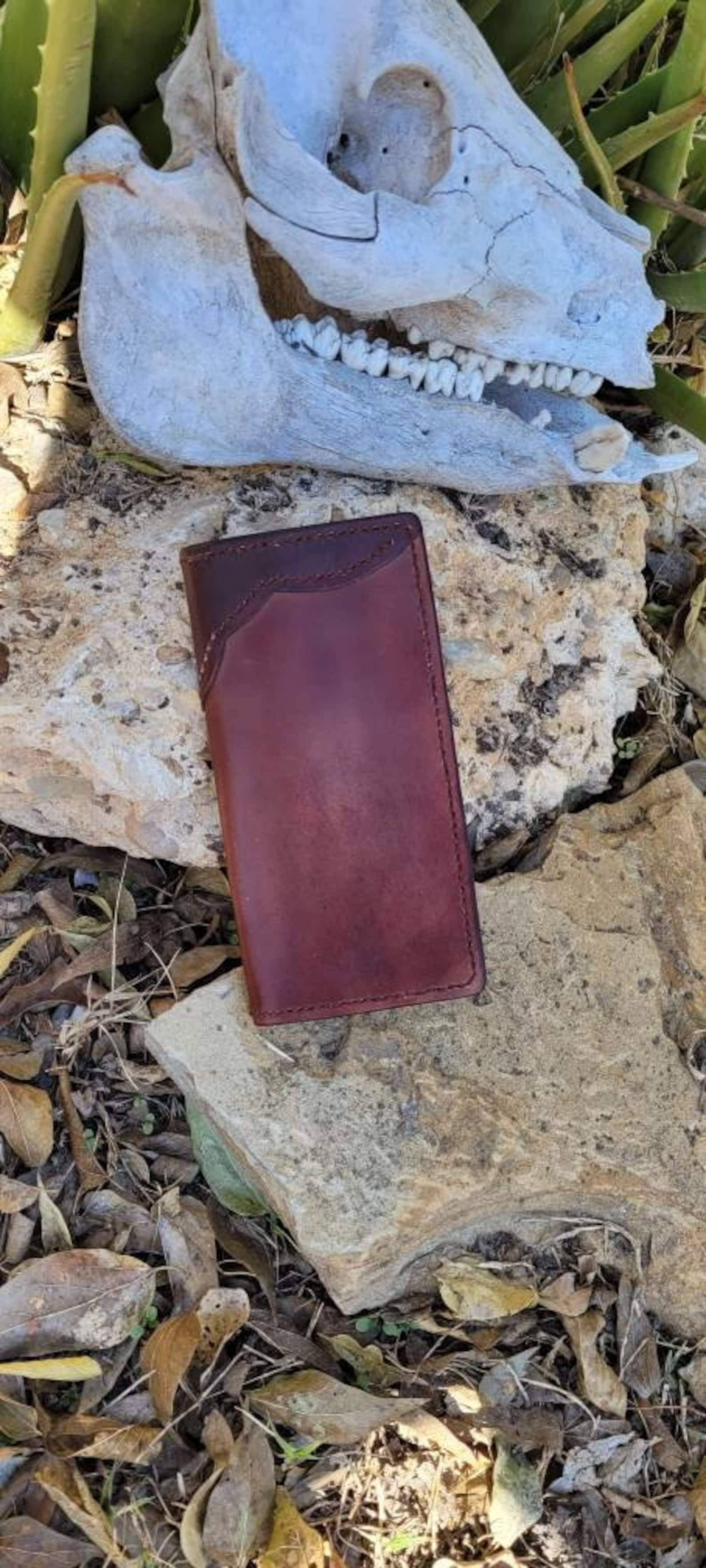 Custom Leather Long Wallet Roper Wallet EDC Wallet | Etsy