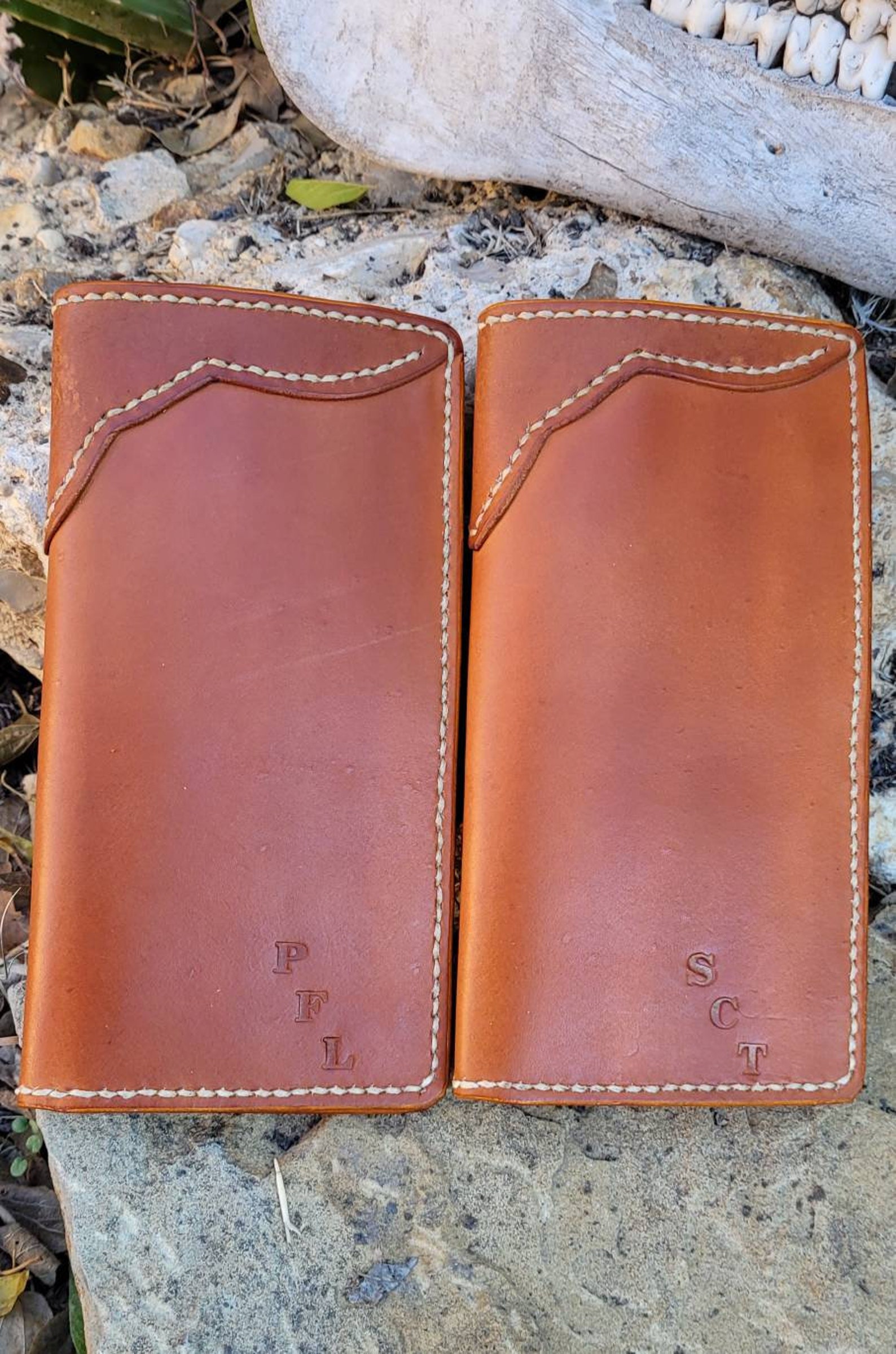 Custom Leather Long Wallet Roper Wallet EDC Wallet - Etsy