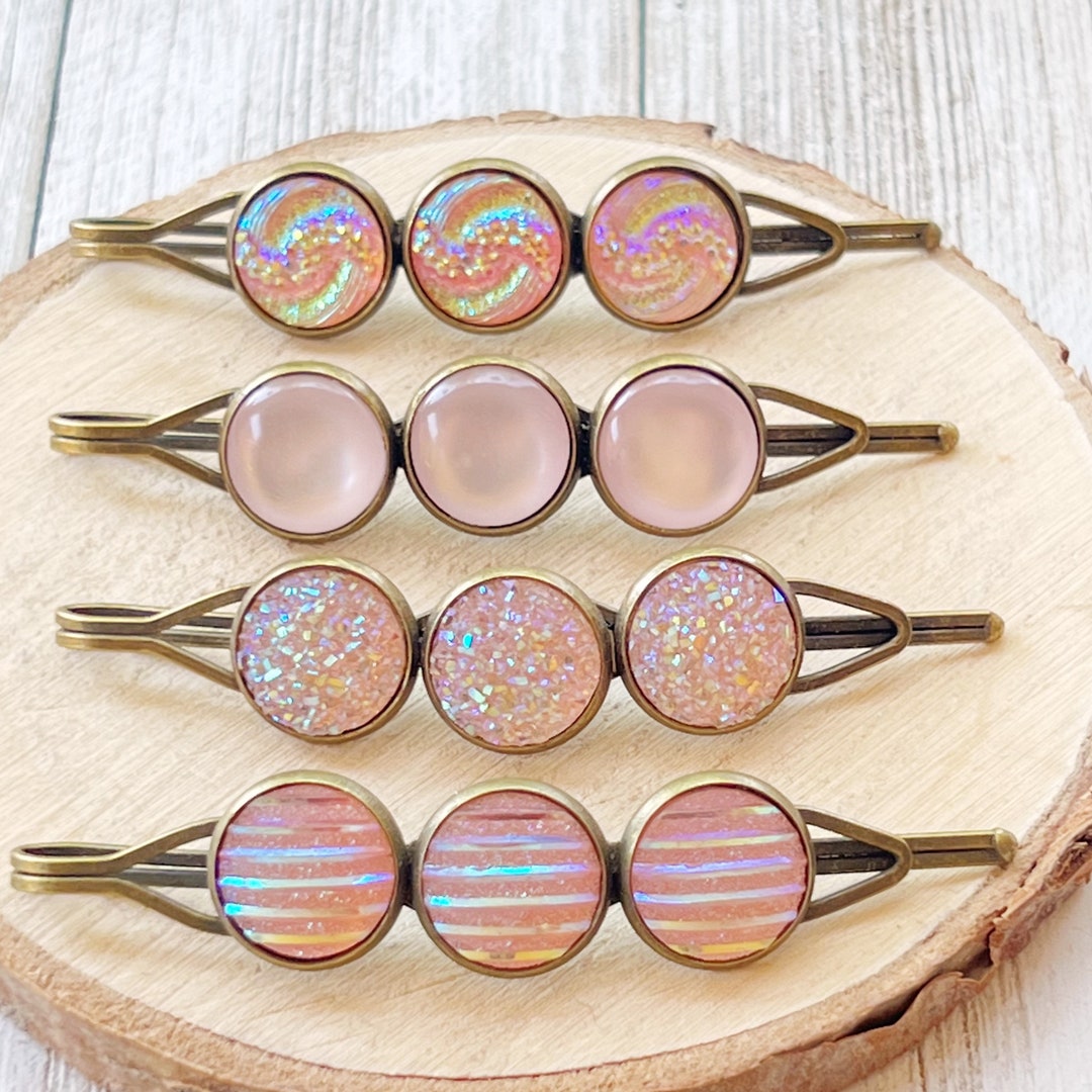 Pink Hair Pin Sets, Hair Pins for Women, Women Hair Clips, Cute Bobby ...