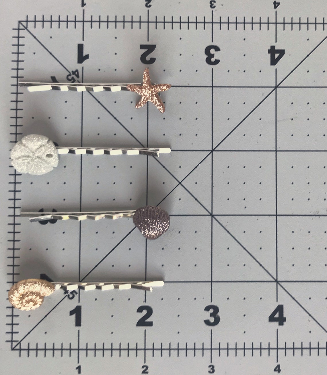 Starfish Hair Pins, Beach Hair Pins, Summer Hair Pins, Sea Shell Bobby ...