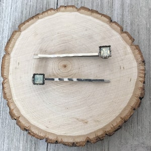 Glass Hair Pins, Square Hair Pins, Hair Pins for Woman, Trendy Hair ...