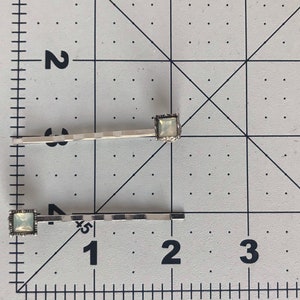 Glass Hair Pins, Square Hair Pins, Hair Pins for Woman, Trendy Hair ...