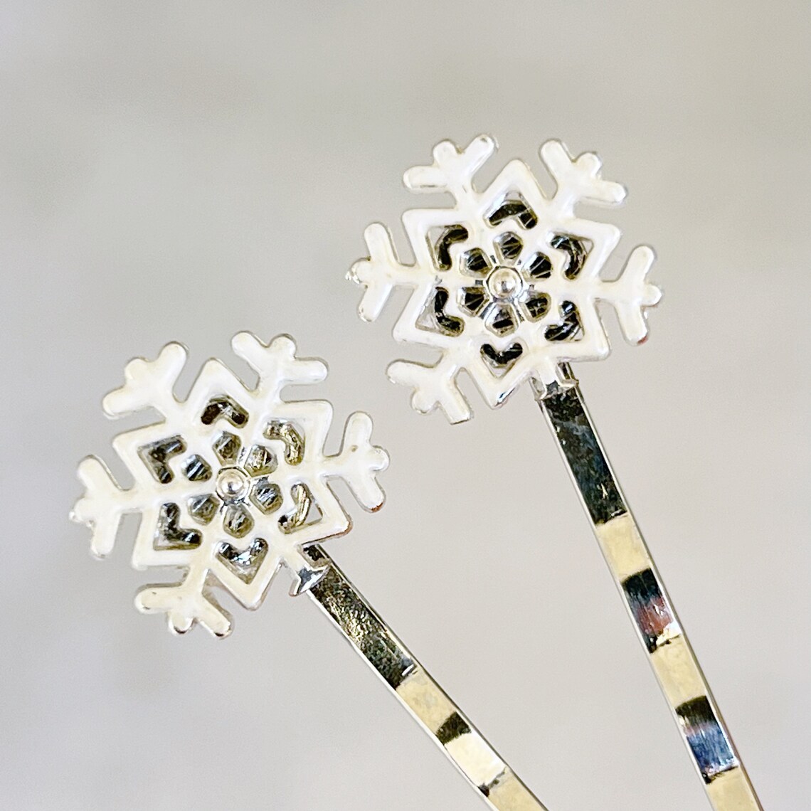 Snowflake Hair Pin, Christmas Hair Pin Winter Hair Pin, Festive Xmas ...