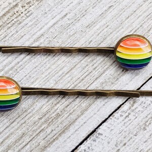 Rainbow Hair Pins, Summer Hair Pins, Retro Vintage Hair Clips, Womans ...
