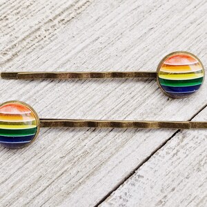 Rainbow Hair Pins, Summer Hair Pins, Retro Vintage Hair Clips, Womans ...