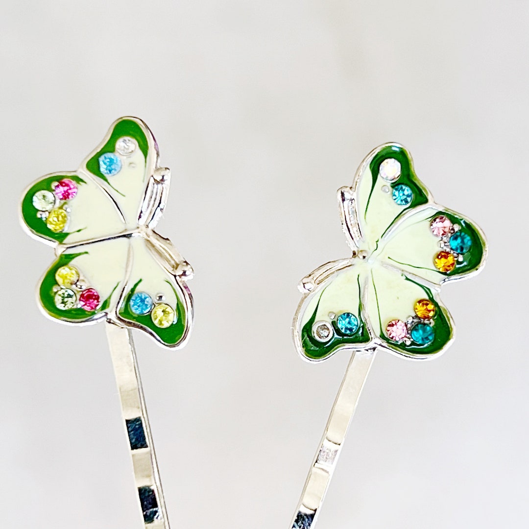 Butterfly Hair Pins Hair Pins for Woman Butterfly Bobby - Etsy