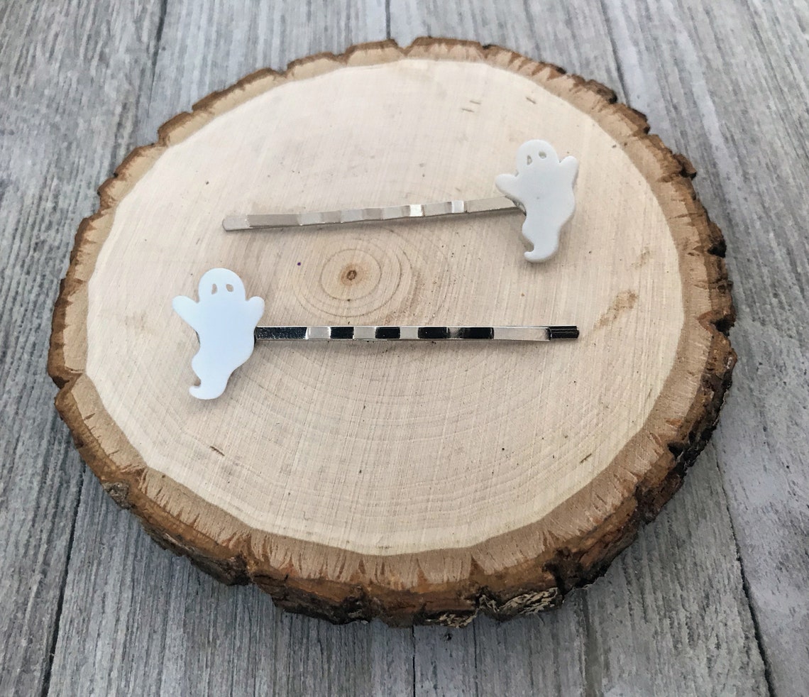 Halloween Hair Pins Ghost Hair Pin Festive Bobby Pins | Etsy