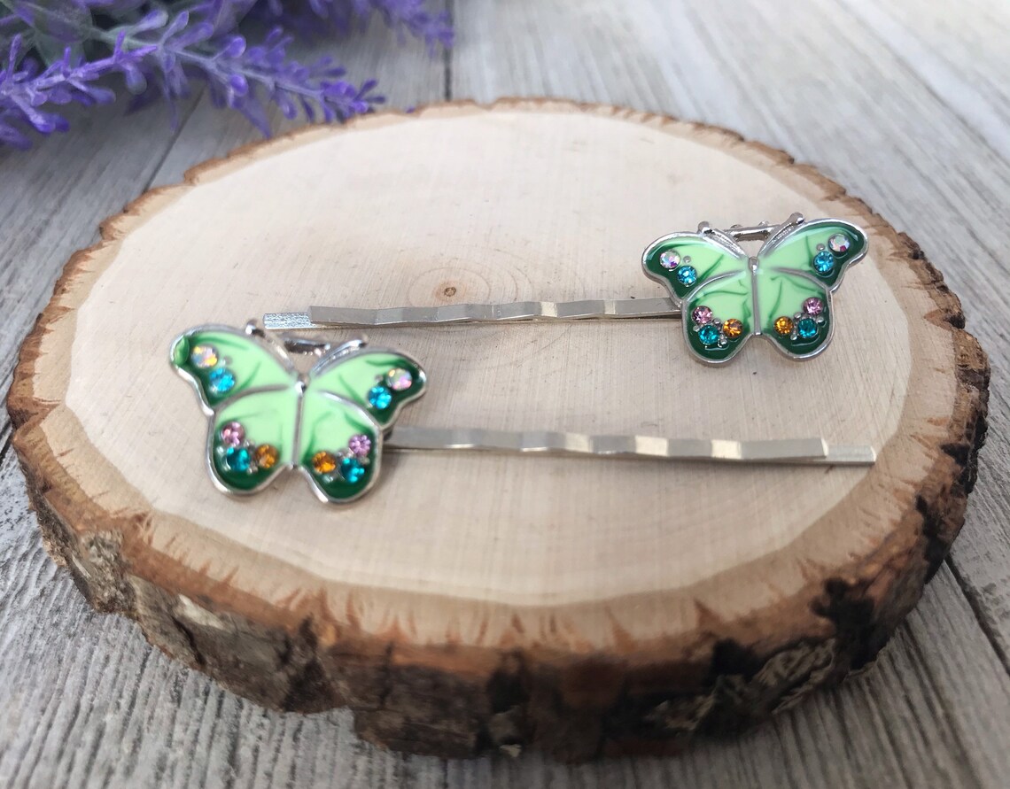 Butterfly Hair Pins Hair Pins for Woman Butterfly Bobby | Etsy