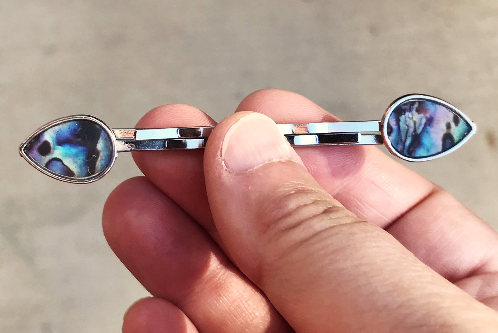 Teardrop Abalone Hair Pins, Beach Hair Pins, Shell Hair Pins, Sea Shell ...