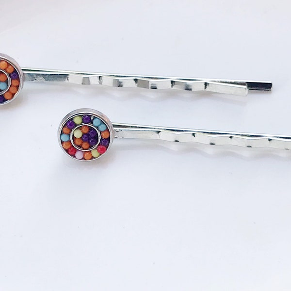 Beaded Hair Pins - Etsy