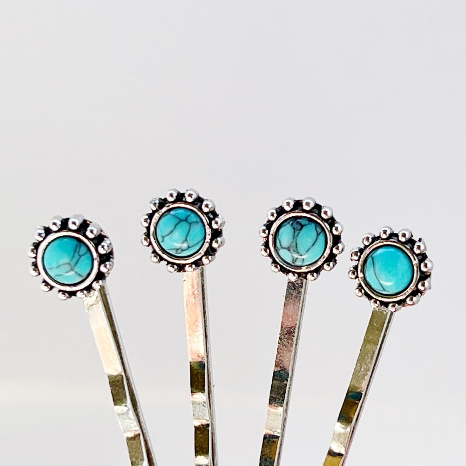 Boho Turquoise Hair Pin Western Hair Pin Cowgirl Hair Pin | Etsy