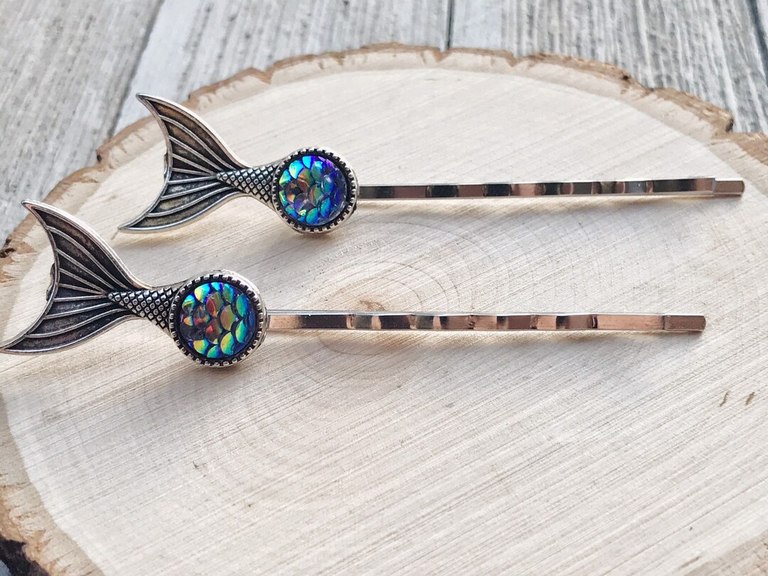 Mermaid Hair Pins, Beach Hair Pins, Mermaid Bobby Pins, Sea Shell Bobby ...