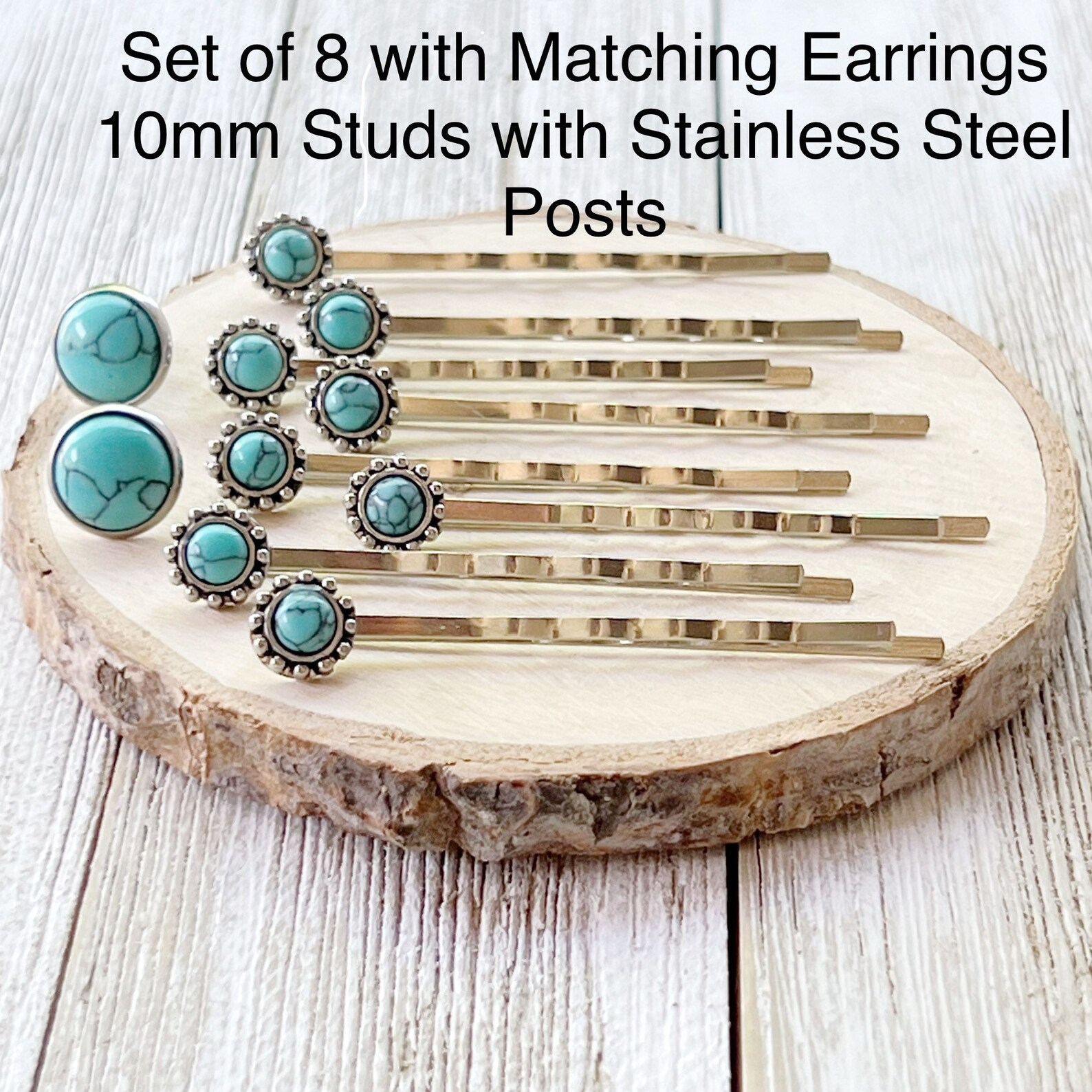 Boho Turquoise Hair Pin Western Hair Pin Cowgirl Hair Pin - Etsy