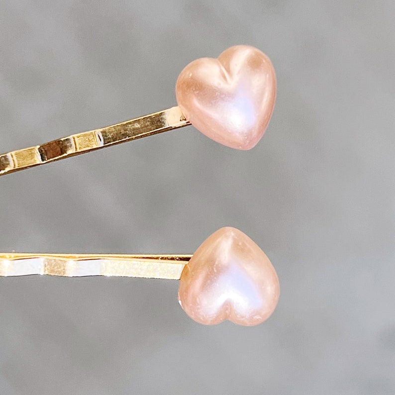 Heart Hair Pin Heart Bobby Pin Womens Hair Pin Womens Bobby - Etsy