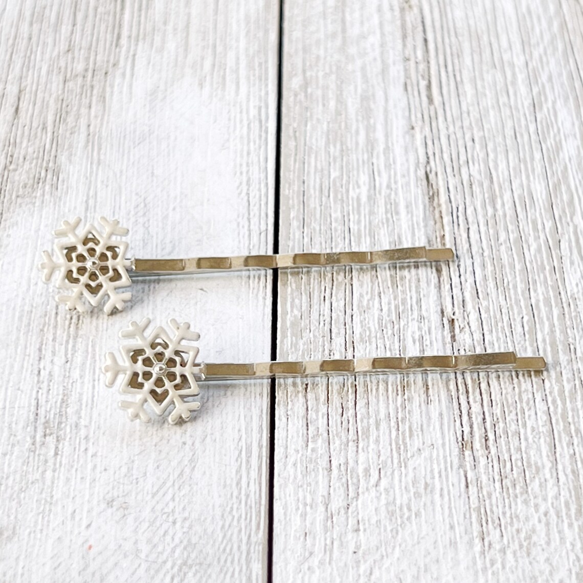 Snowflake Hair Pin, Christmas Hair Pin Winter Hair Pin, Festive Xmas ...
