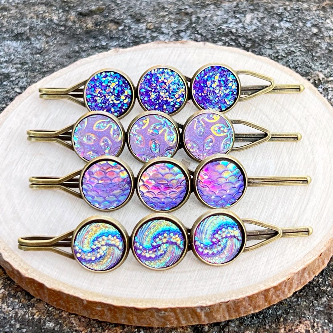 Purple Hair Pin Sets, Hair Pins for Women, Women Hair Clips, Cute Bobby ...