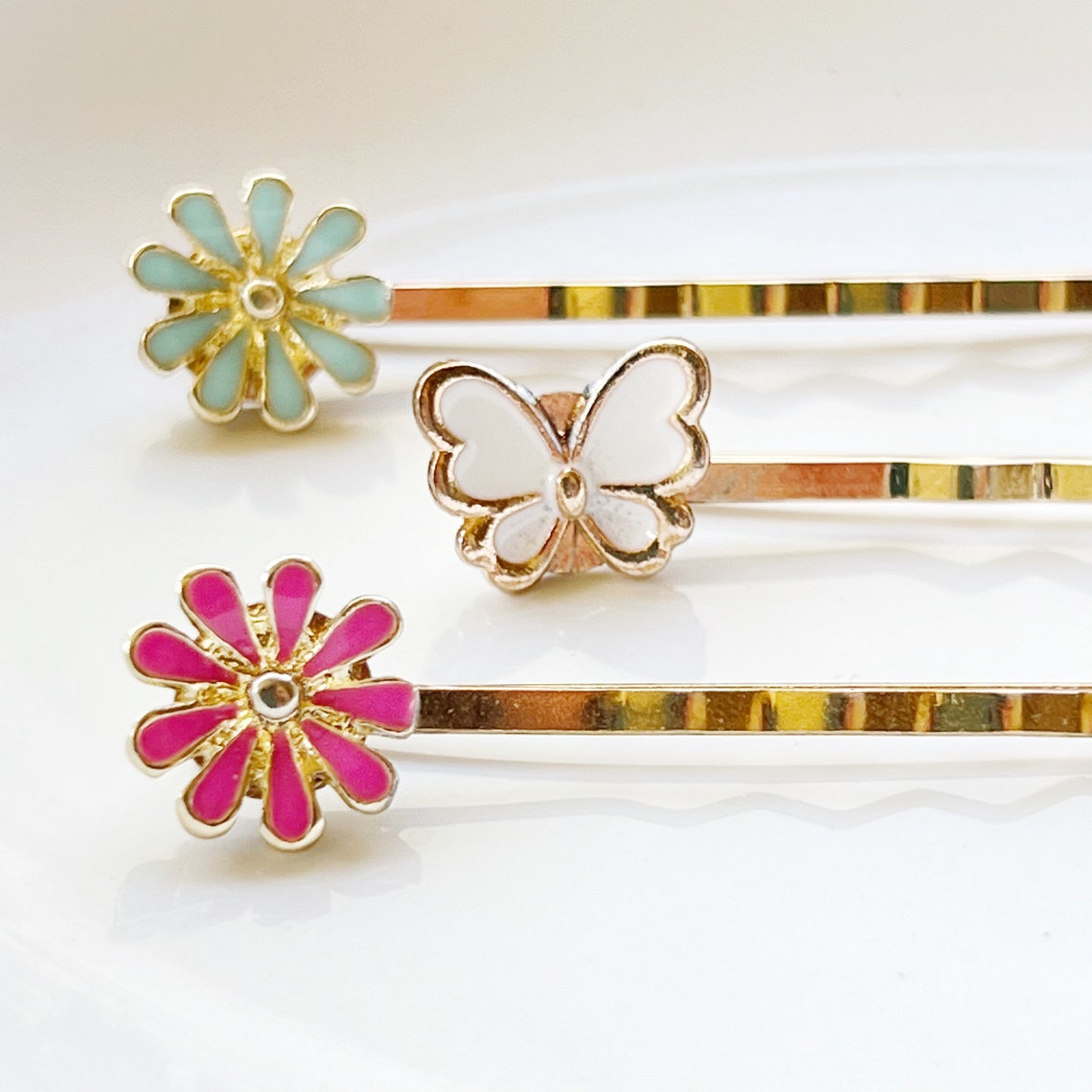 Gold Butterfly Hair Pins Hair Pins for Woman Trendy Hair - Etsy