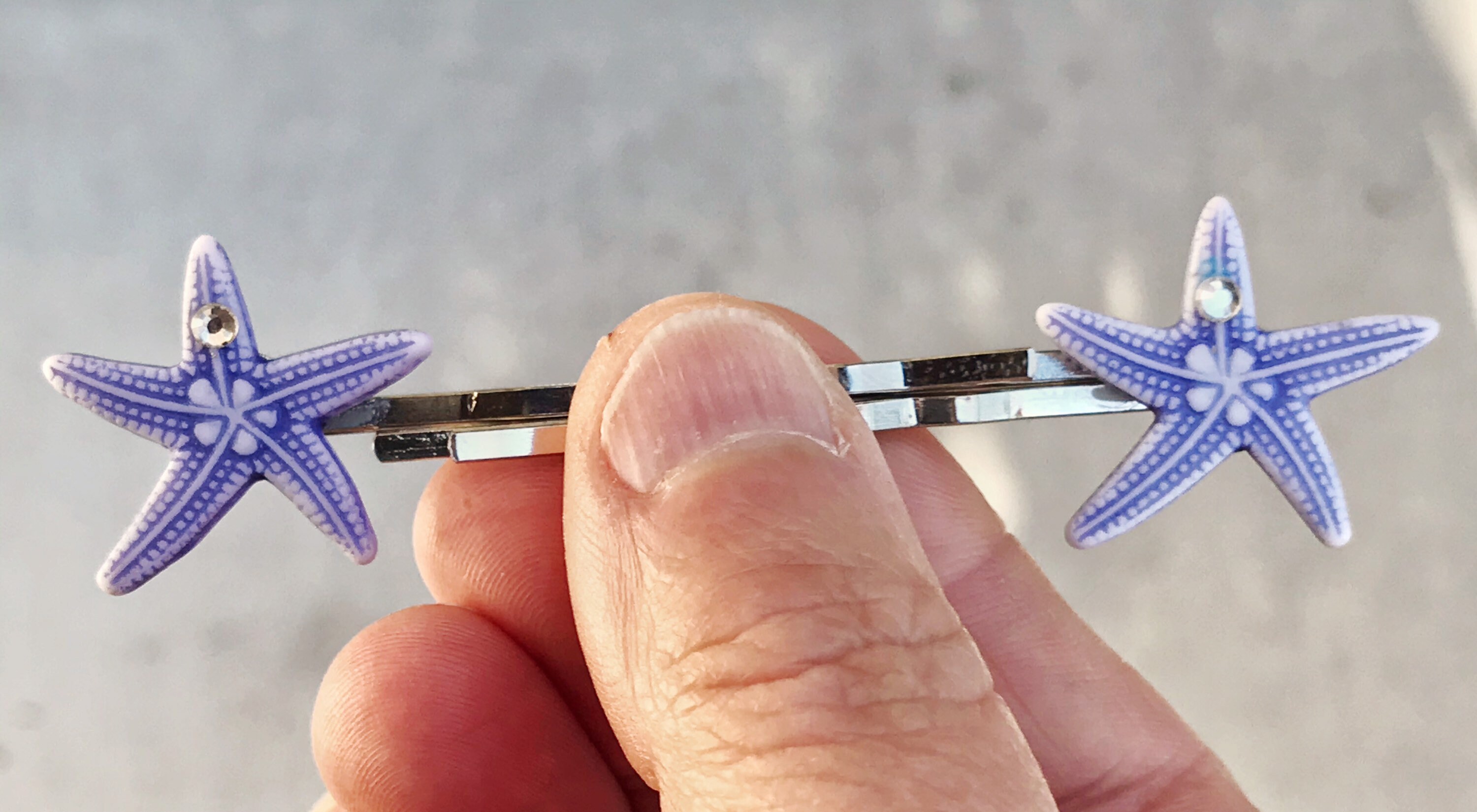 Starfish Hair Pins, Beach Hair Pins, Summer Hair Pins, Sea Shell Bobby ...