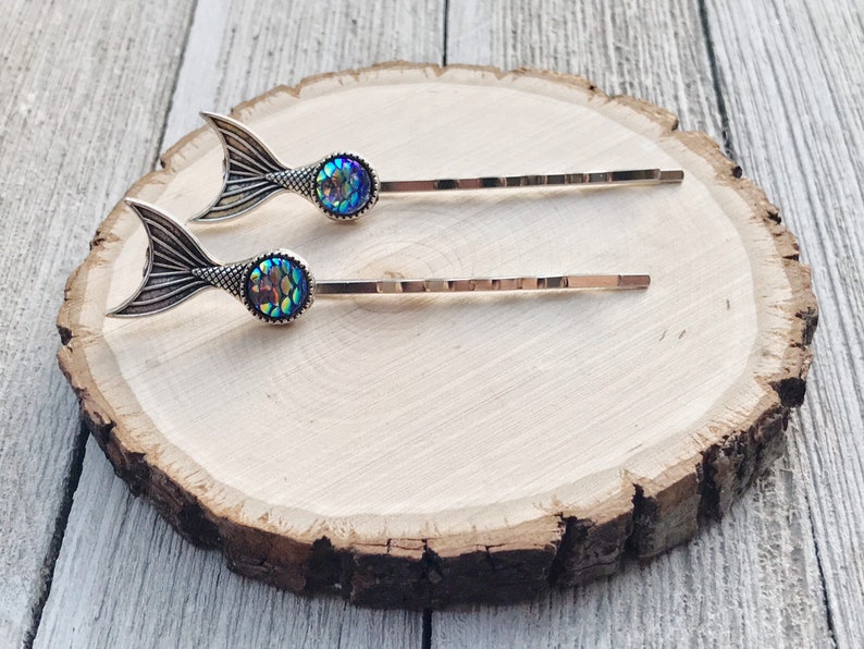 Mermaid Hair Pins Beach Hair Pins Mermaid Bobby Pins Sea | Etsy