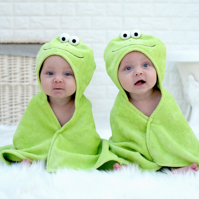 Frog Baby Hooded Towel - Etsy