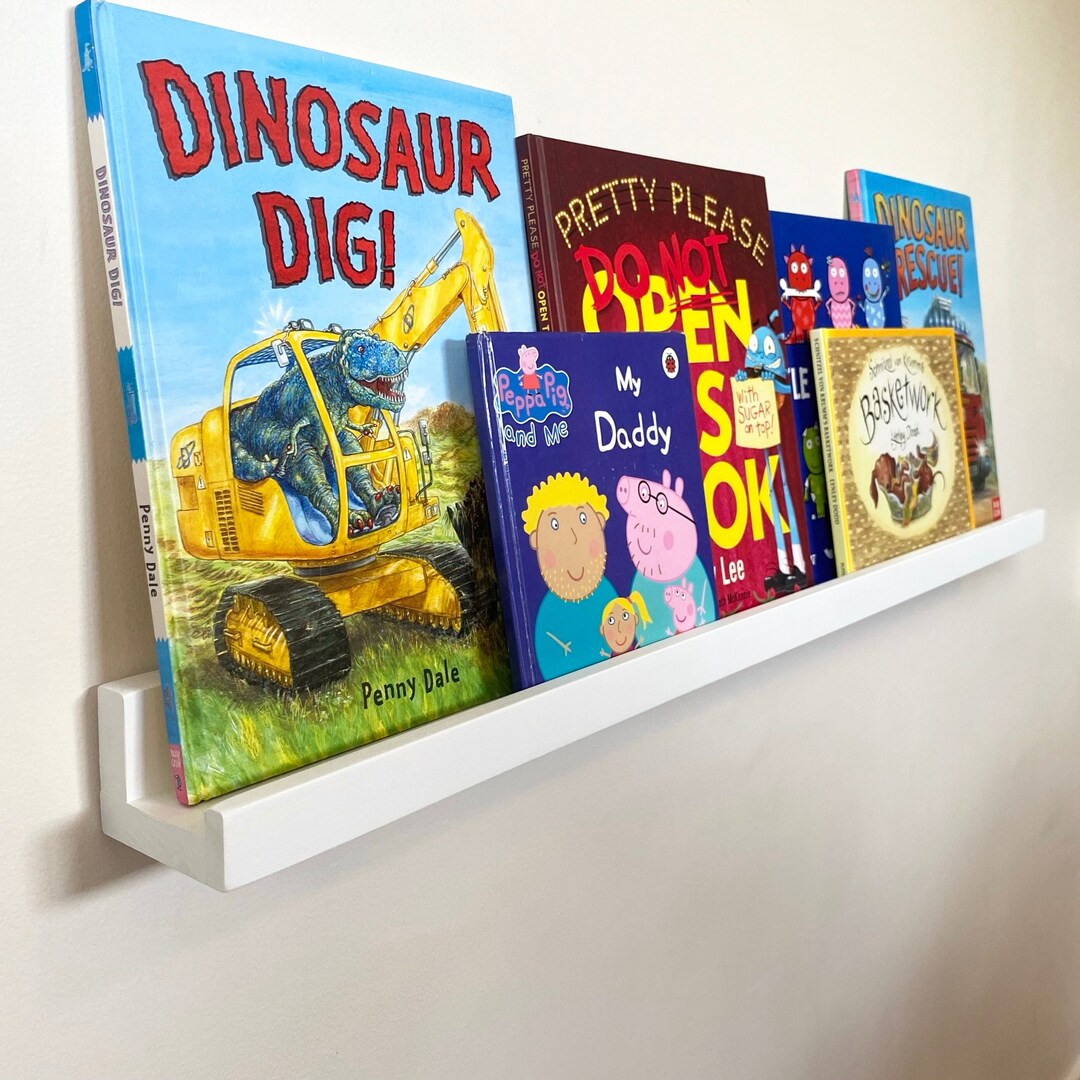 Book / Picture Ledge Timber Floating Shelf Wooden Ledge Shelf Wood ...