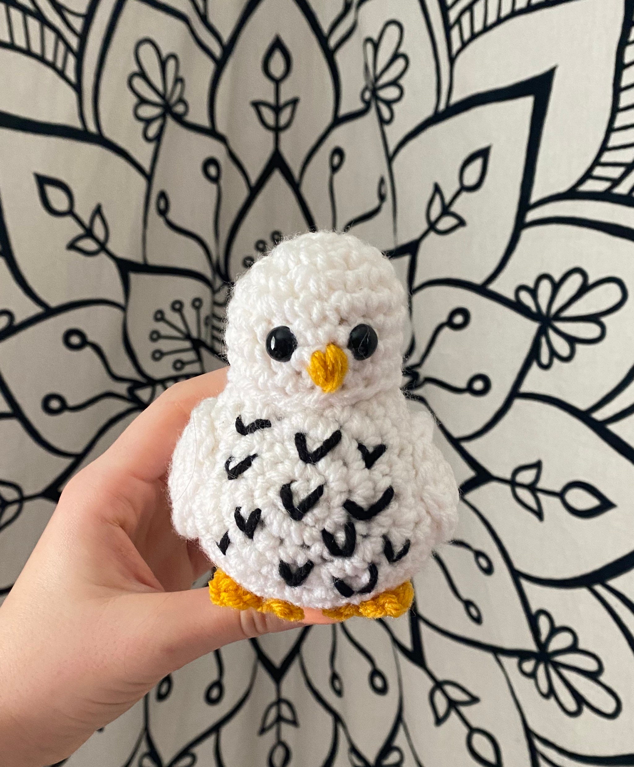 Crocheted Snow Owl Handmade Hedwig Owl - Etsy