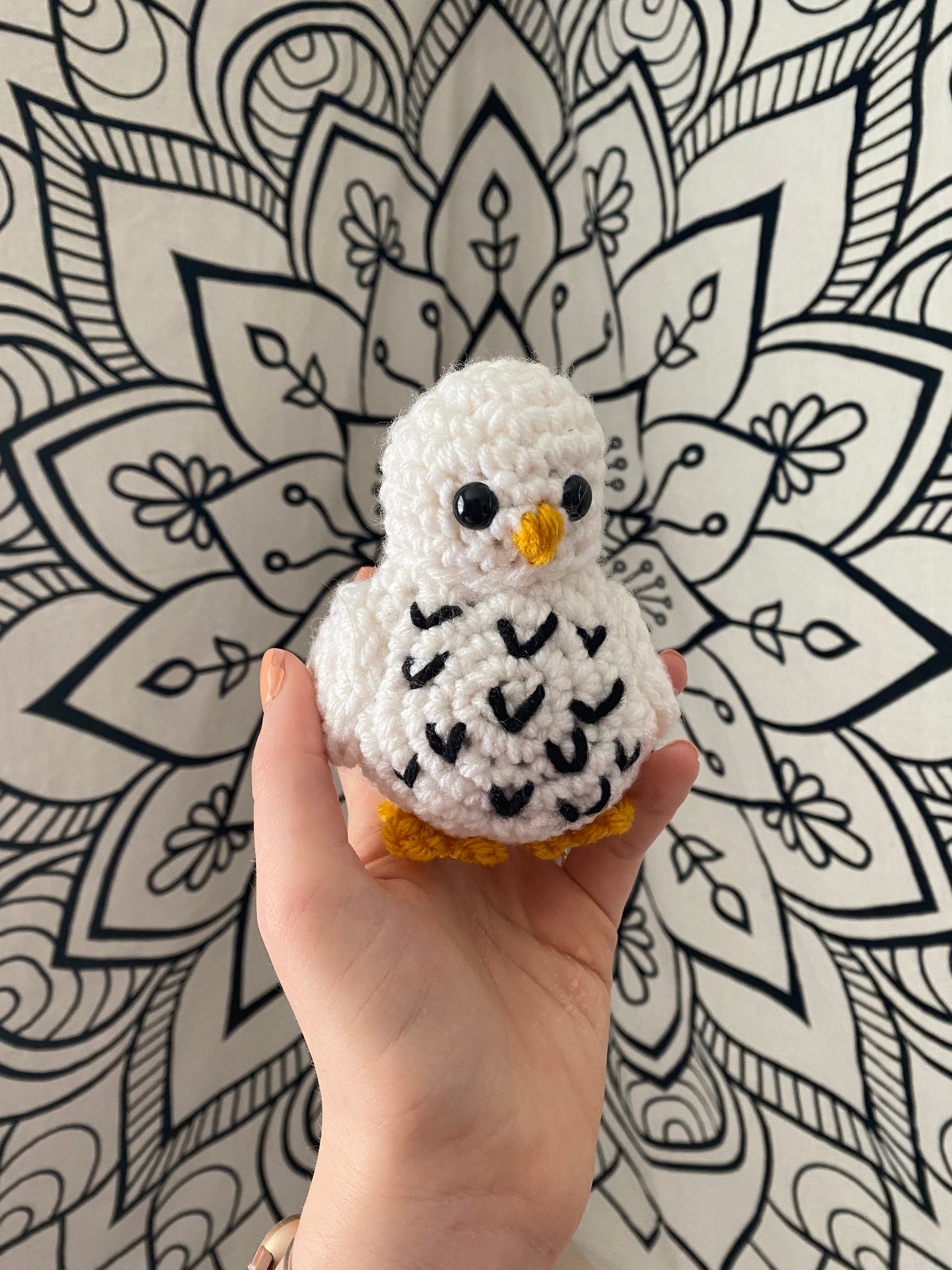 Crocheted Snow Owl Handmade Hedwig Owl - Etsy