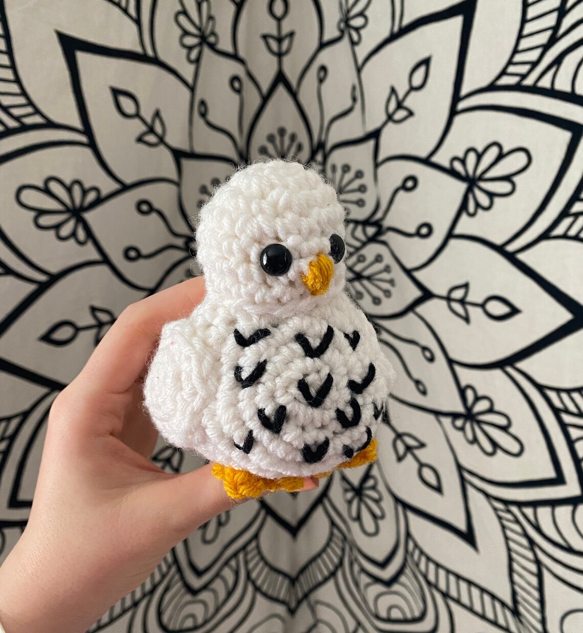 Crocheted Snow Owl Handmade Hedwig Owl - Etsy