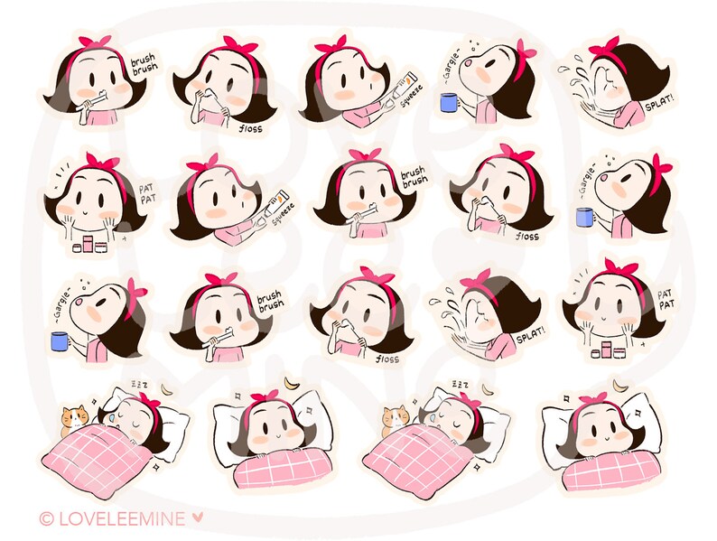 Coco Night Routine Planner Sticker Sheet | Etsy