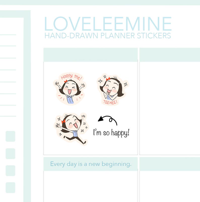 Coco Happy Day Joyful Jolly Cheerful Teehee Planner | Etsy