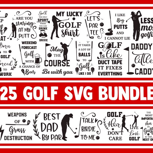 Golf SVG Bundle Golfing Svg Funny Quotes Svg | Etsy