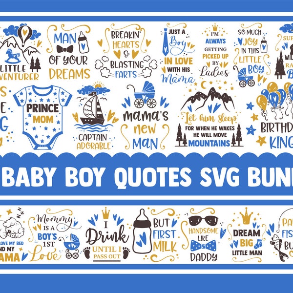 Baby Boy Svg - Etsy