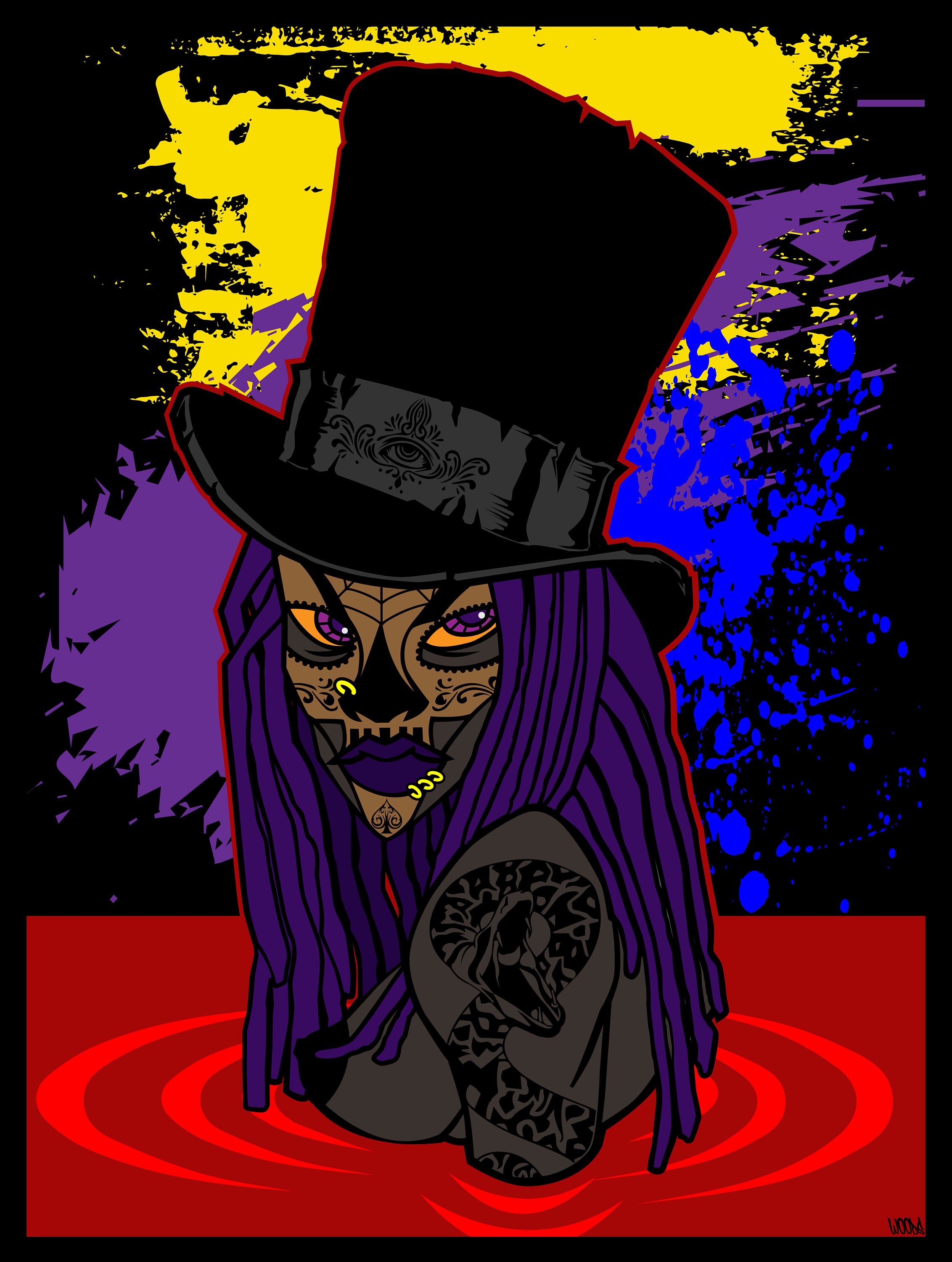 Voodoo Child Canvas Wrap Wall Art. limited Edition - Etsy