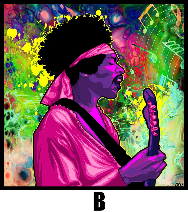 Jimi's Psychedelic Funk - Etsy