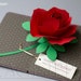 TEMPLATE_pop-up card_Red Rose PDF_digital download file | Etsy