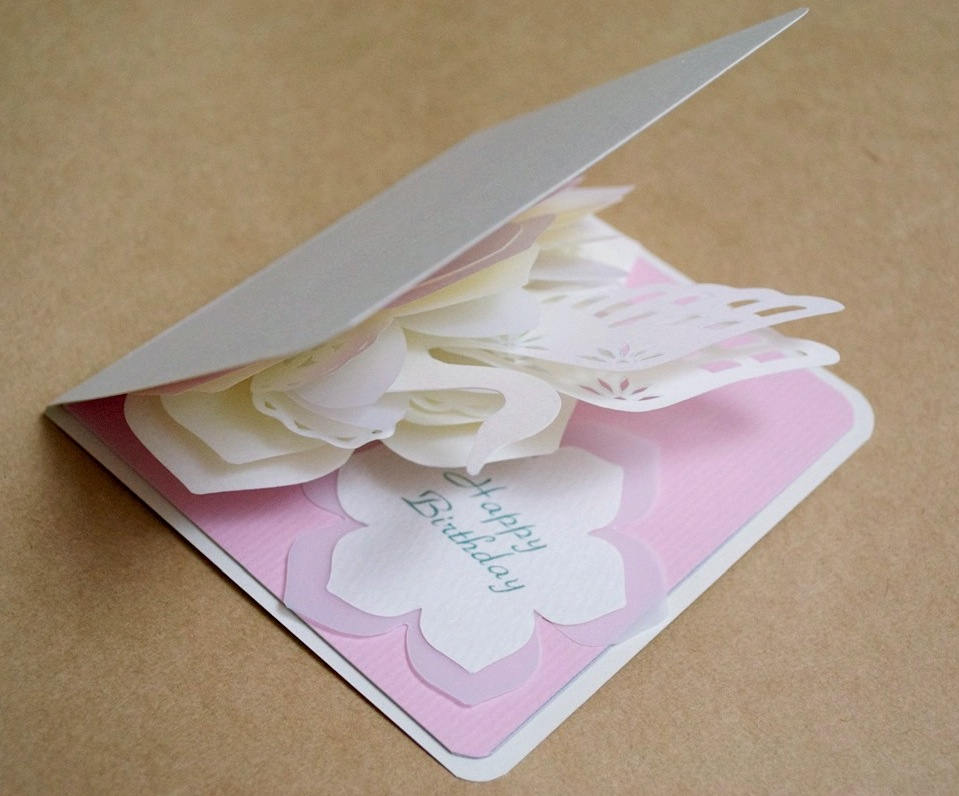 Template__pop-up Card__swan 2017 digital Download File - Etsy UK