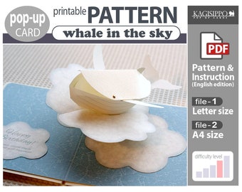 Pop up Card Pattern | Etsy