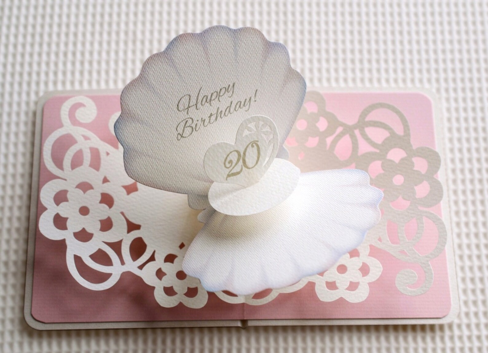 Pattern__pop-up Card__seashell pdf_digital Download File - Etsy