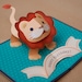 Pattern__pop-up Card__[lion] (pdf_digital Download File) - Etsy