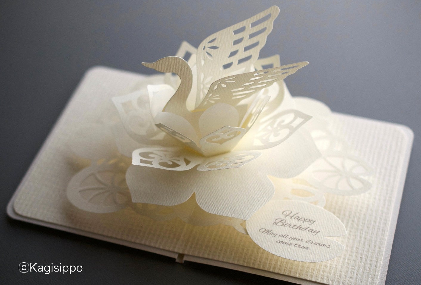 Template_(pop-up Card) _swan 2019 (pdf_digital Download File) - Etsy Canada